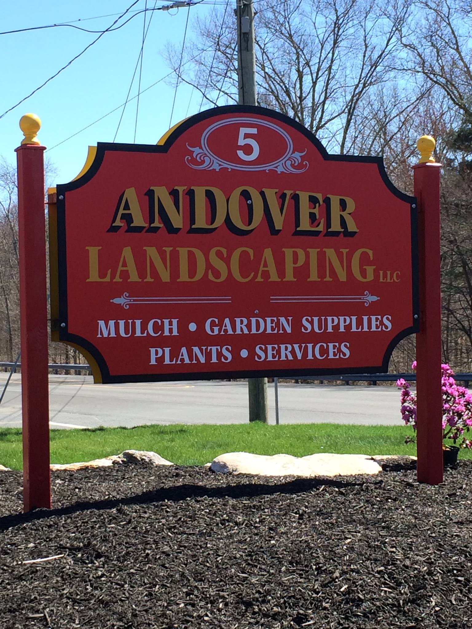 Andover Landscaping Sign - Coventry Farmers' Market